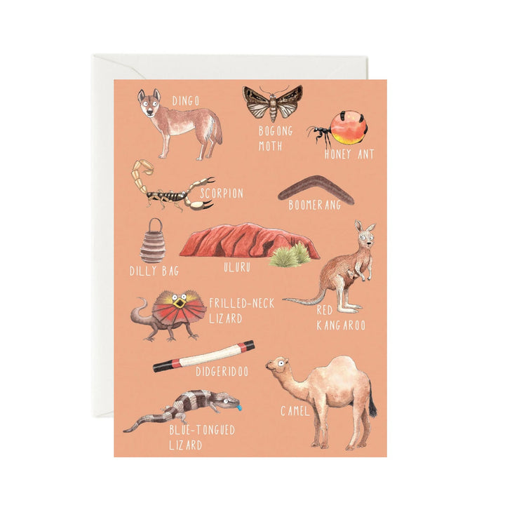 Australiana Card | Australian Outback Animals | Nuovo Group