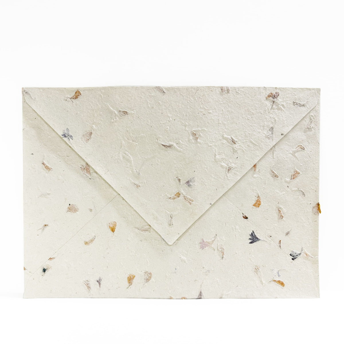Envelope | Single | Nepalese Handmade Envelope | Lokta Pressed Petals