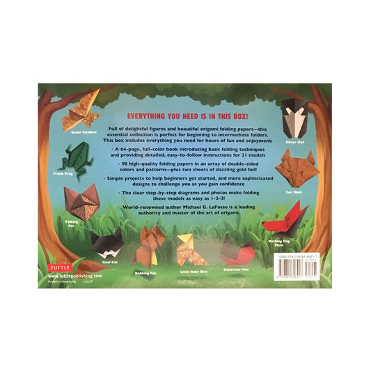 Origami Kits | Origami Animals | 15 x15cm | 21 Models | 98 Sheets | Tu