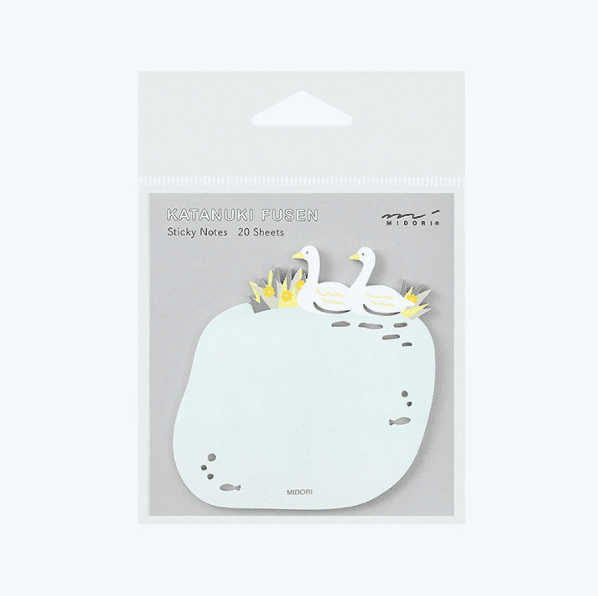 Die Cut Sticky Notes | Swan | Midori