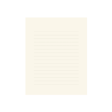 Letter Writing Pad | Horizontal | MD Paper | Midori | 2 COLOUR OPTIONS