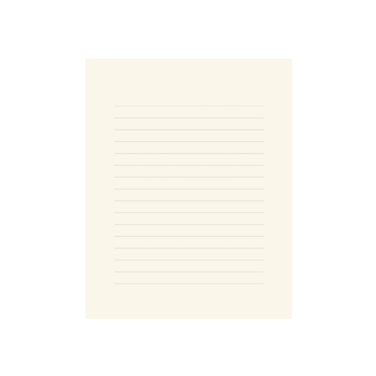 Letter Writing Pad | Horizontal | MD Paper | Midori | 2 COLOUR OPTIONS