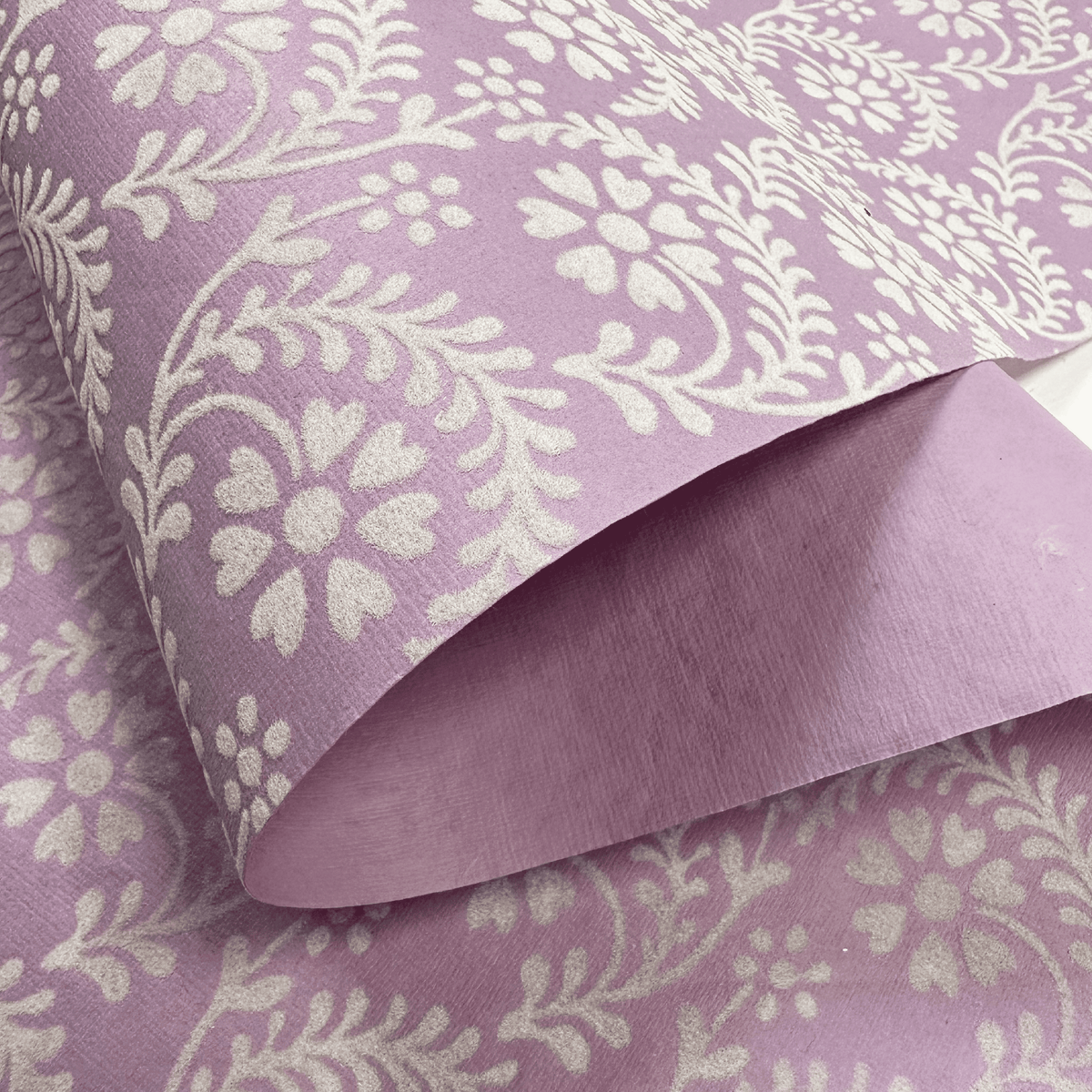 Indian Paper | Flock | Heart Flower | 5 COLOURS